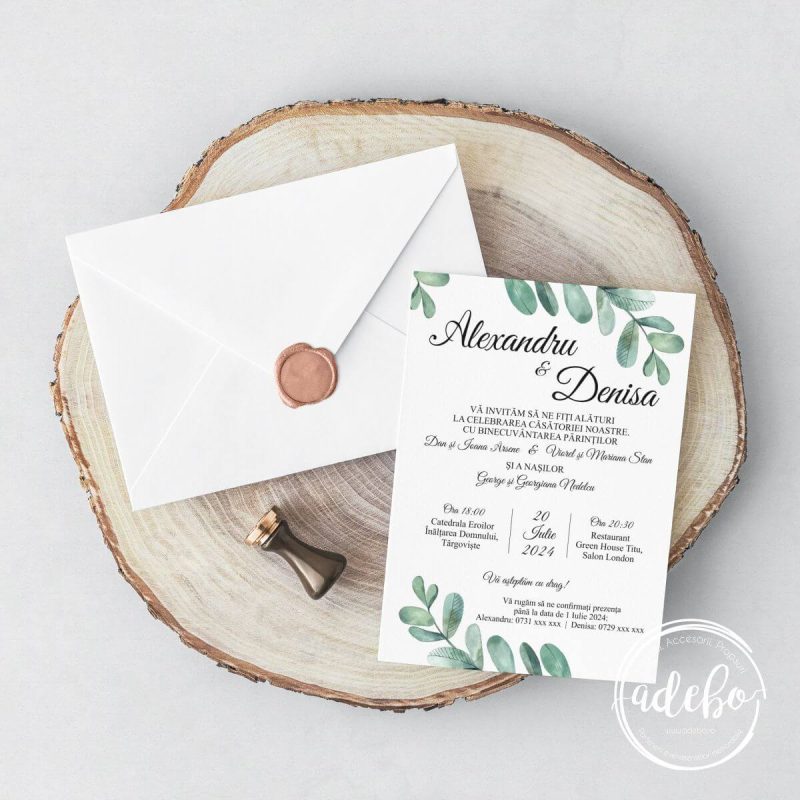 NUNTA - Invitatii nunta personalizate, Invitatii botez, Propsuri photobooth